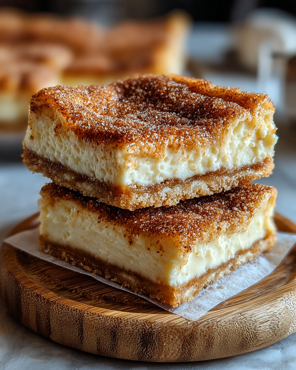 Churro Cheesecake Bars
