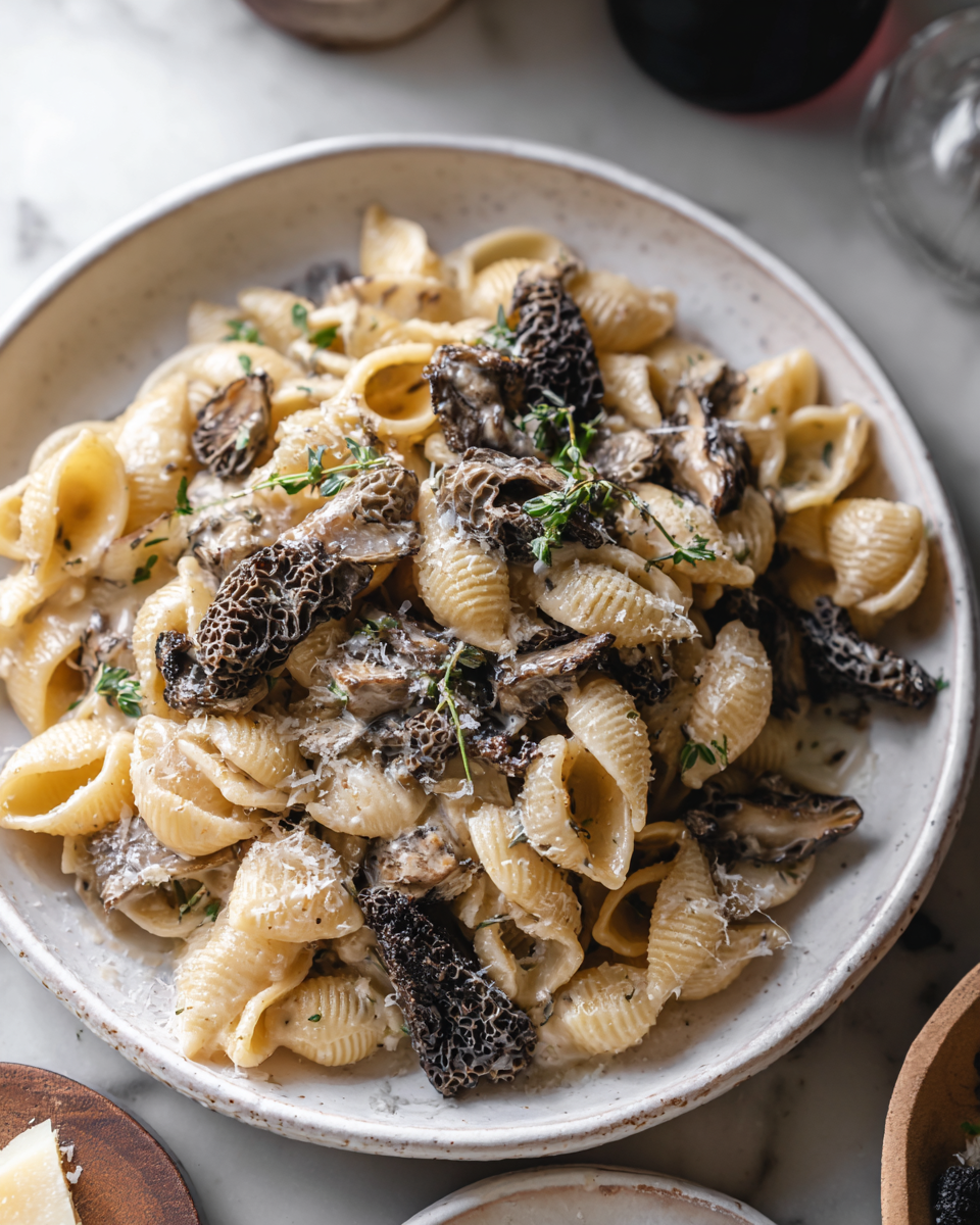 Morel Cream Pasta