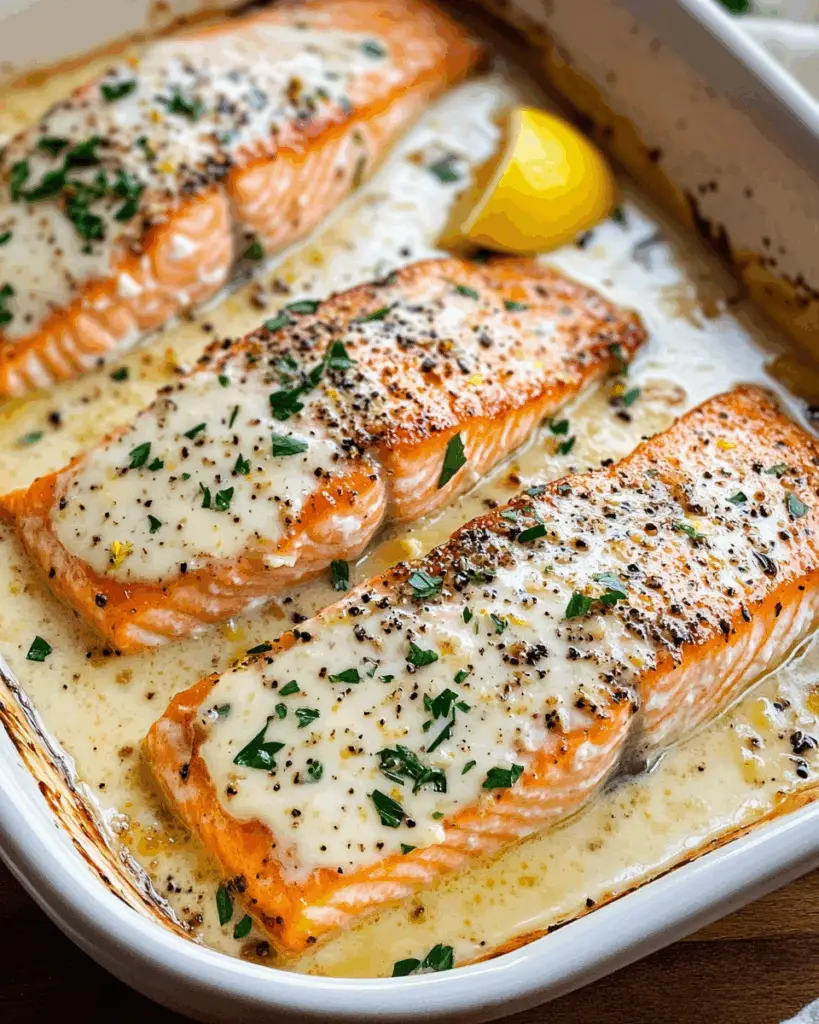 Baked Boursin Salmon