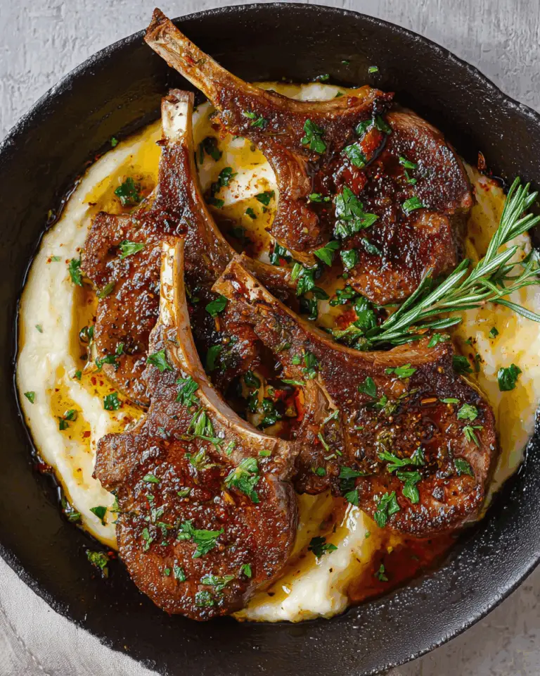 Honey Garlic Butter Lamb Cutlets