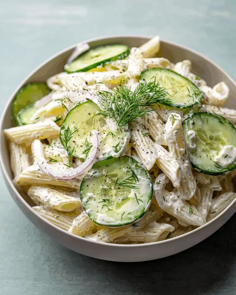 Cucumber Pasta Salad