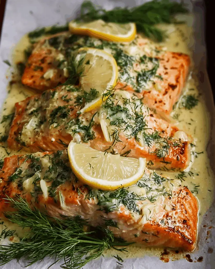 Baked Salmon with Dill and Lemon