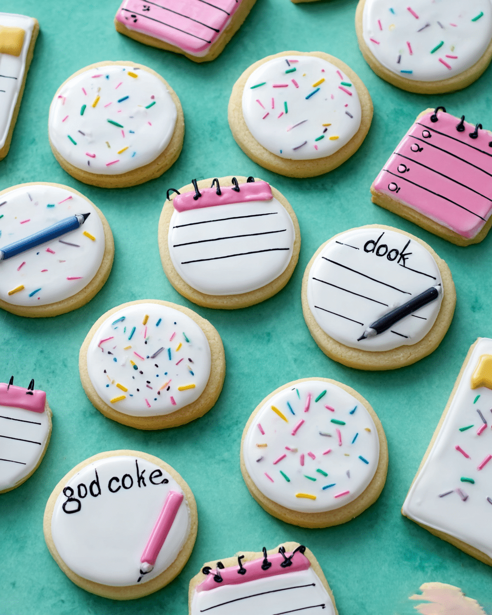 Notebook Sugar Cookies