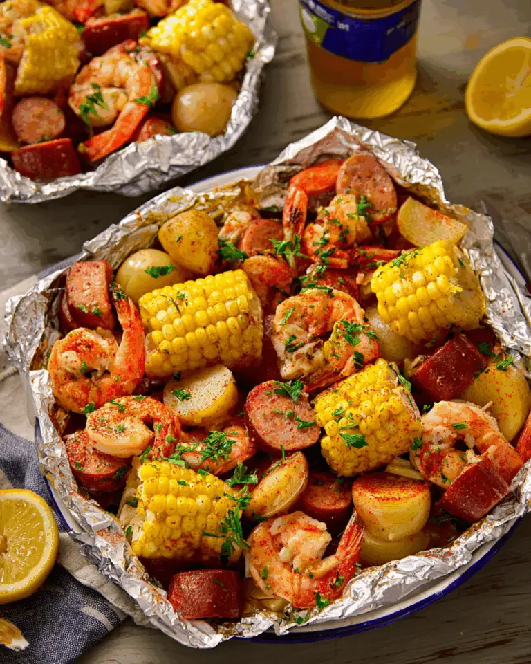 Shrimp Boil Foil Packs