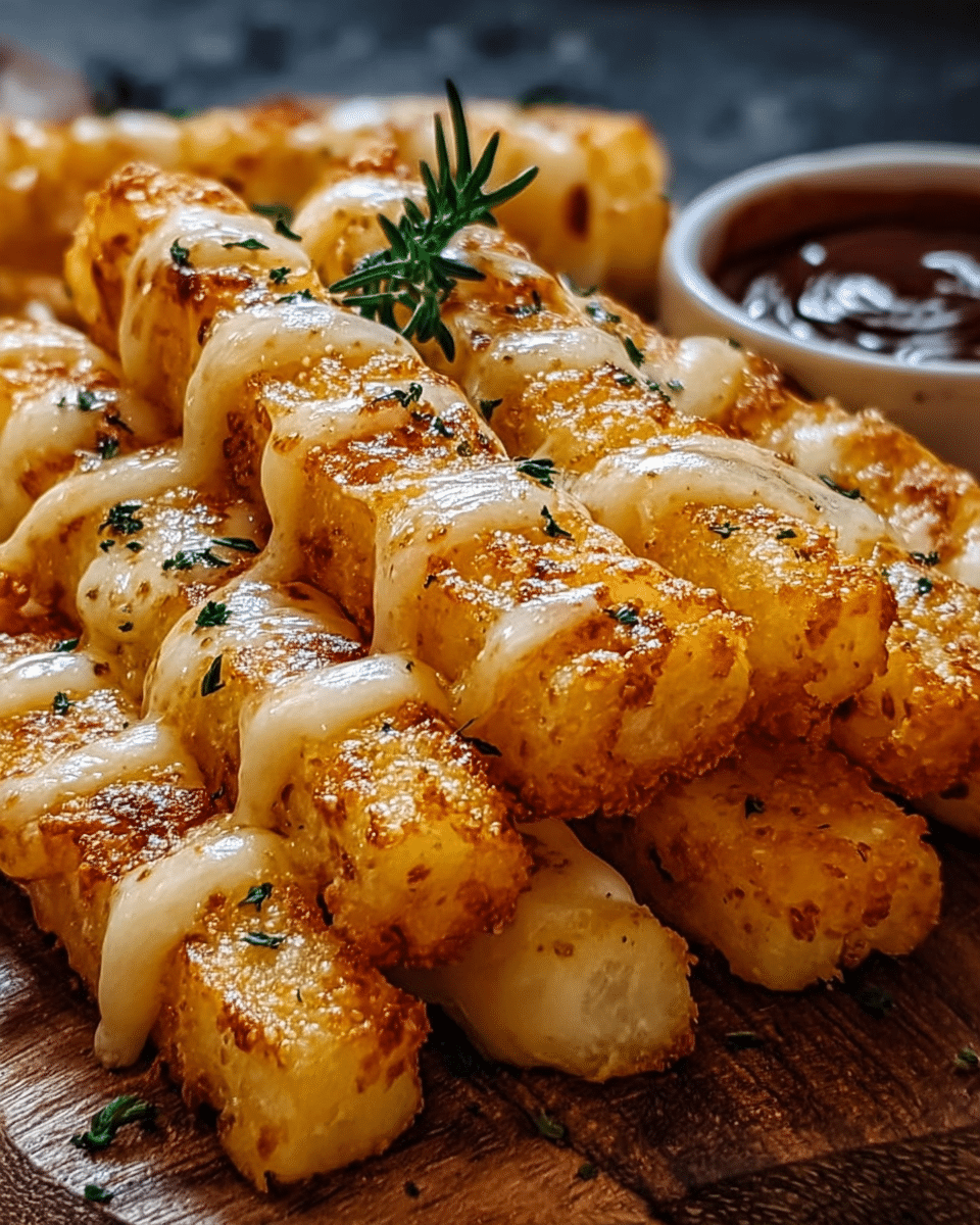 Crispy Hungarian Potato Cheese Sticks