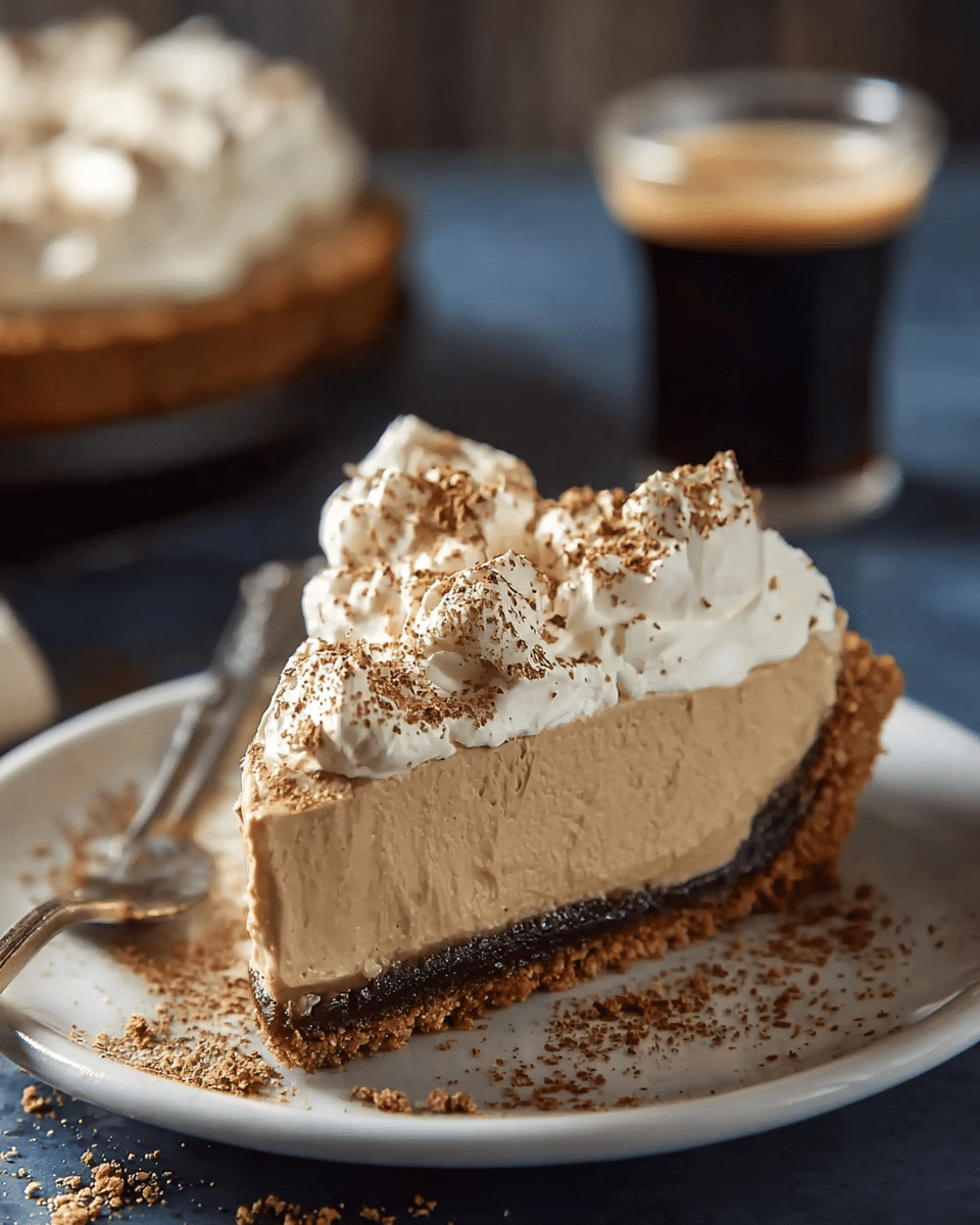 Velvety No-Bake Irish Coffee Pie