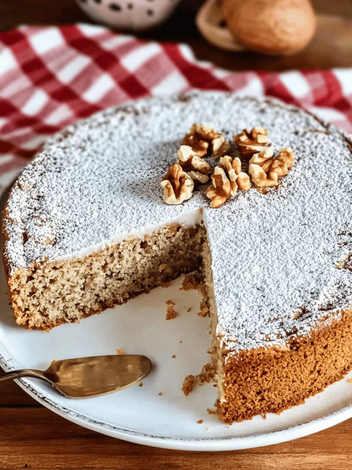Easy Italian Walnut Cake Recipe – 3 Ingredients to Bliss