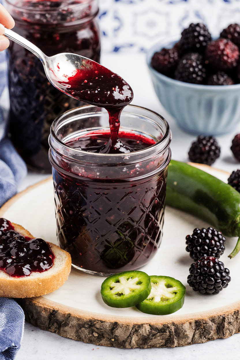 Blackberry Jalapeno Jam