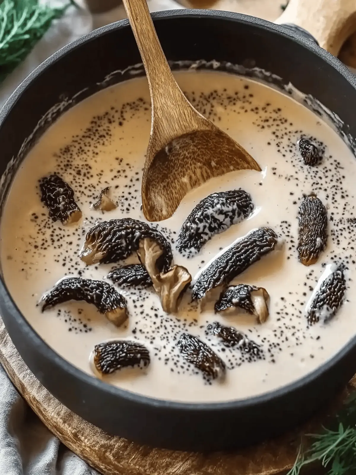 Irresistible Morel Bourbon Cream Sauce – A Creamy Delight