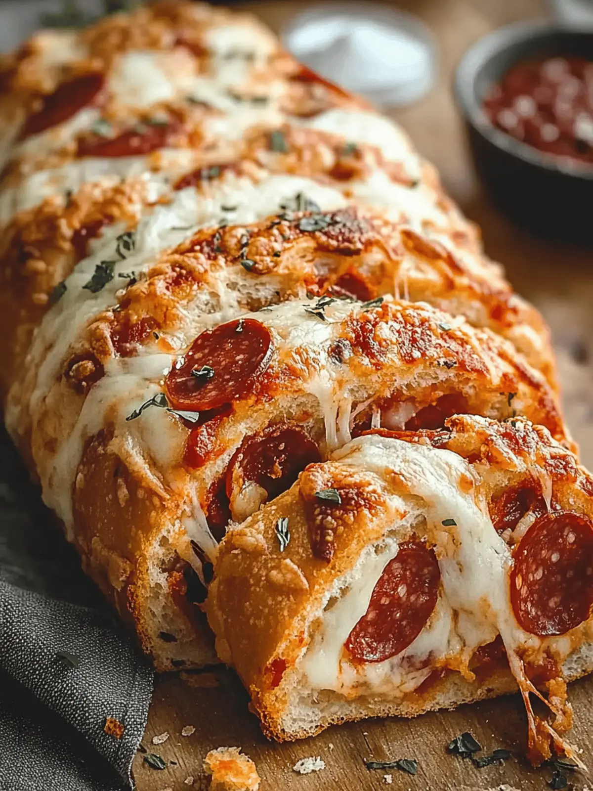 Ultimate Cheesy Pepperoni Bread: Delicious Snack Everyone Loves