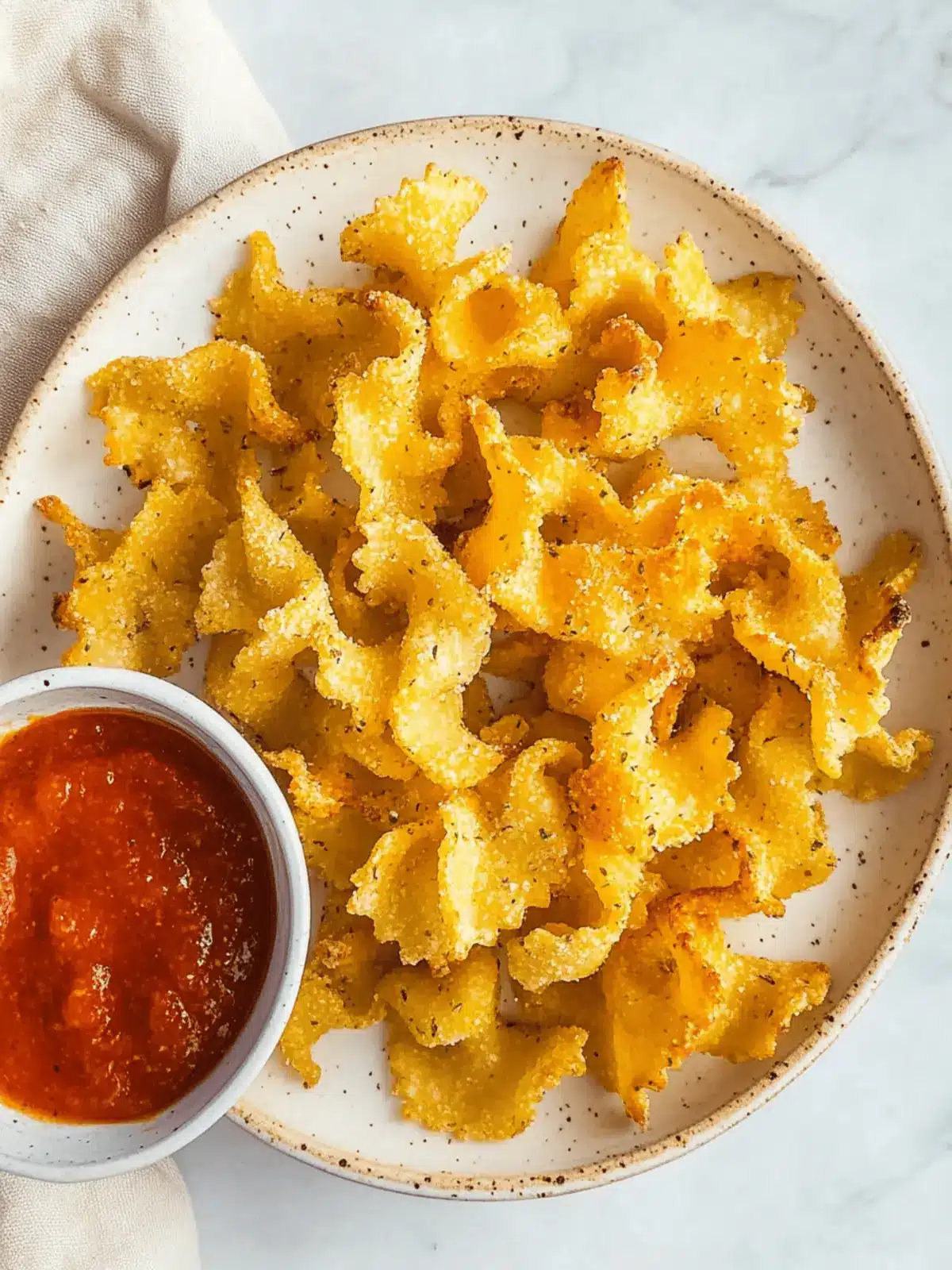 Ultimate Pasta Chips: Irresistibly Crunchy Air Fryer Snack