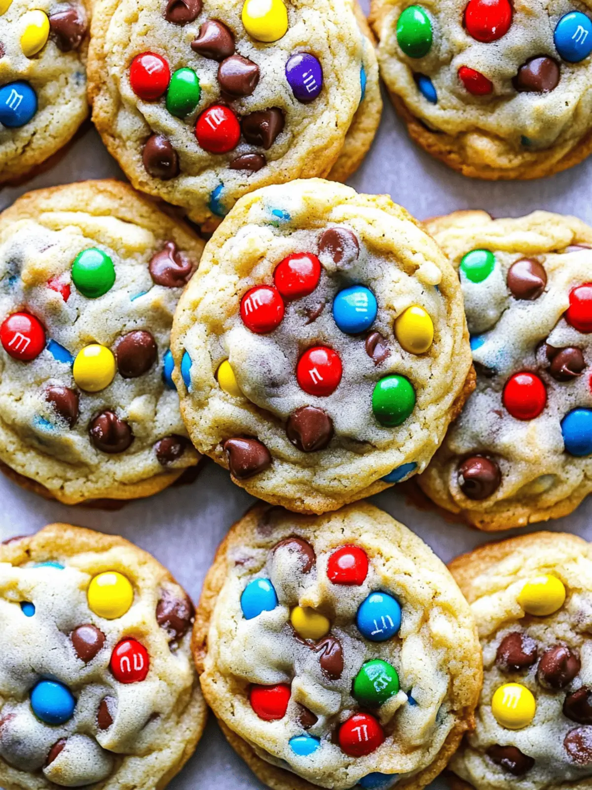 Ultimate Thick Mini M&M Chocolate Chip Cookies That Wow