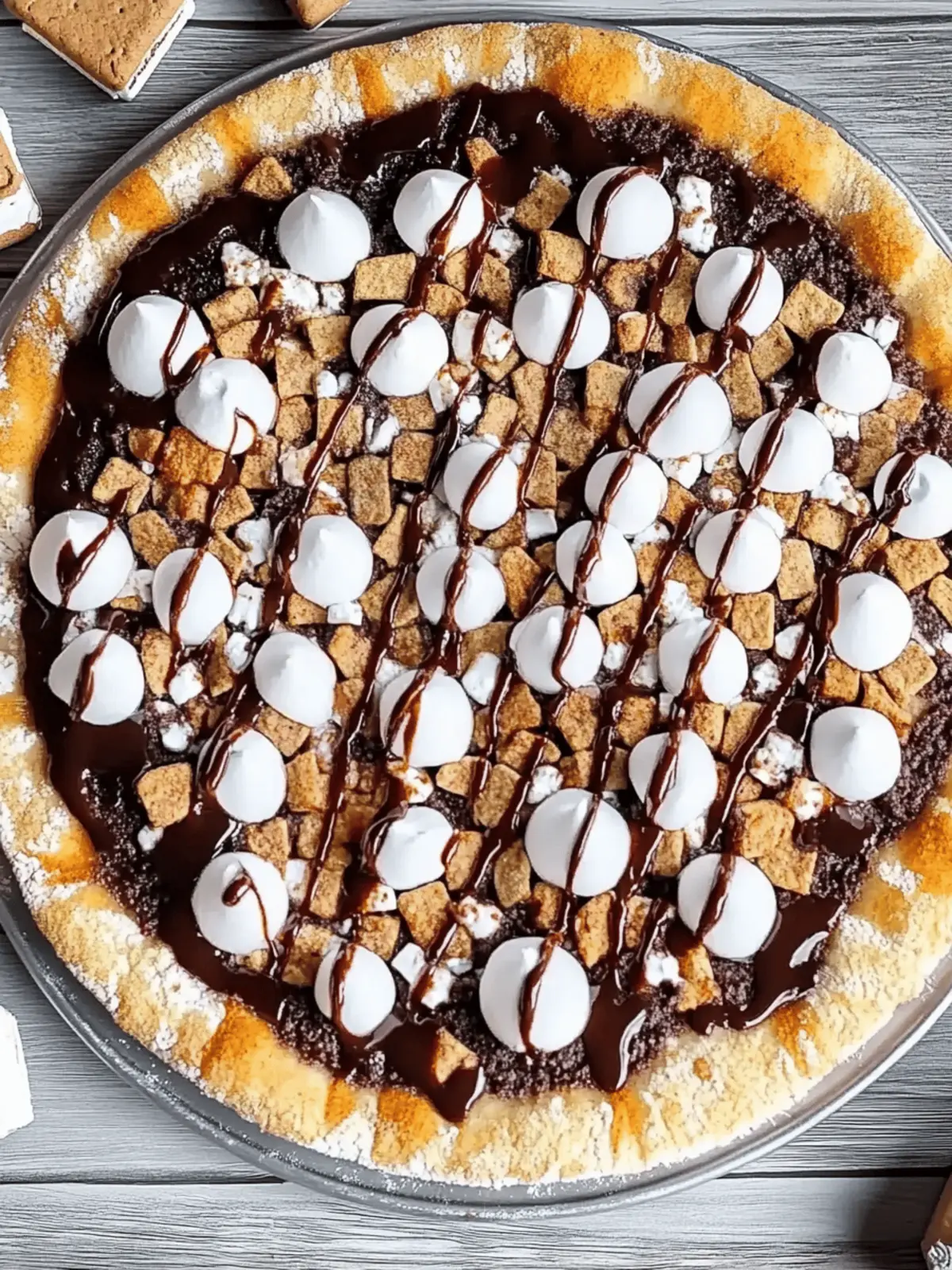 Irresistible Sweet S’mores Pizza: A Quick & Easy Delight