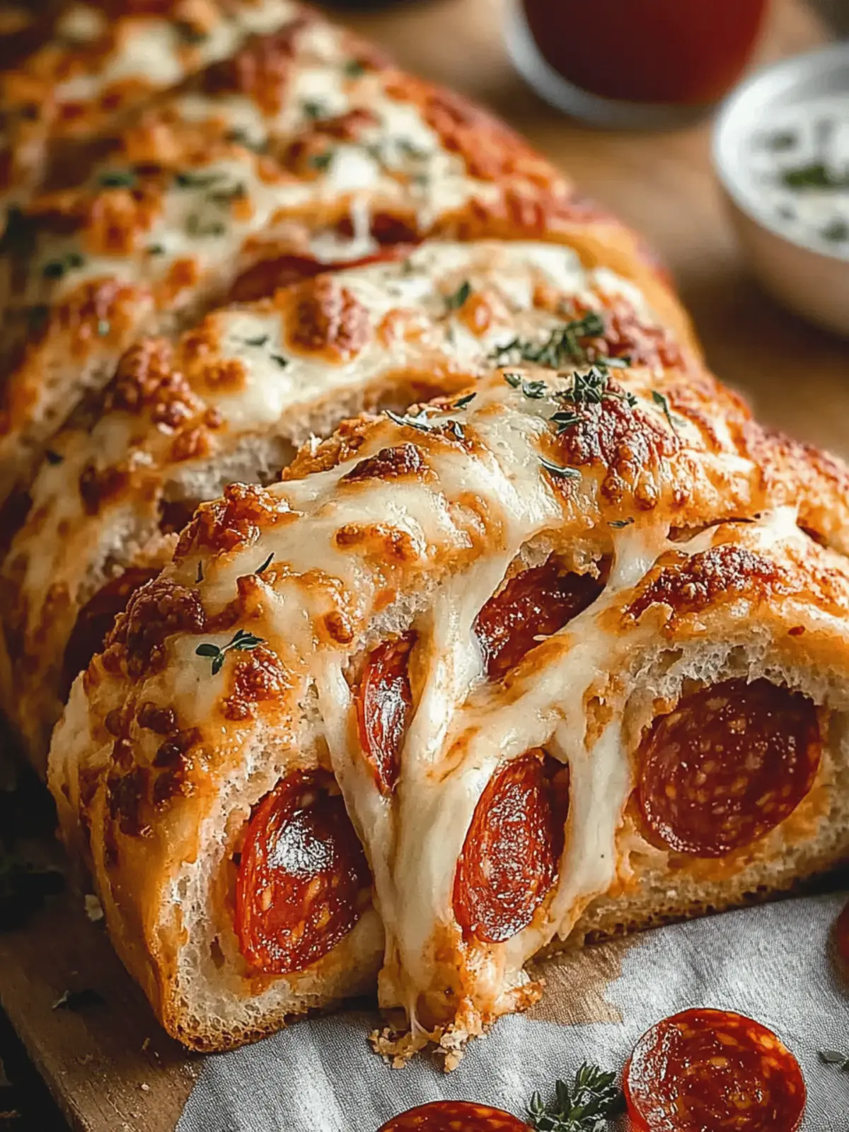 Ultimate Cheesy Pepperoni Bread: Delicious Snack Everyone Loves