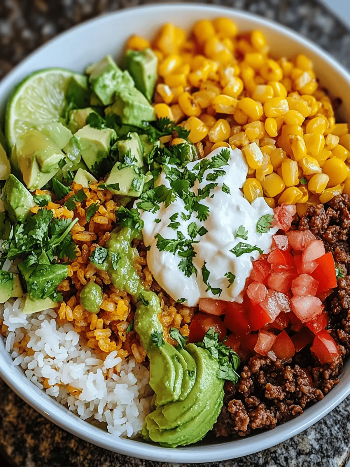 Easy Taco Rice Bowl: A Customizable and Delicious Delight