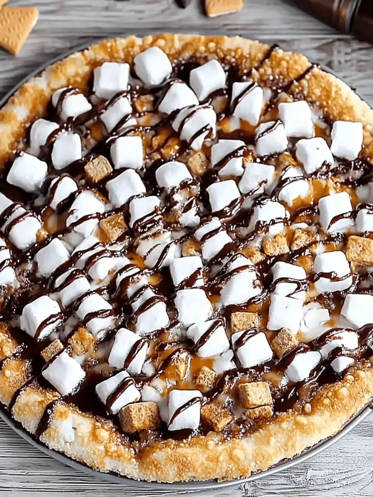Irresistible Sweet S’mores Pizza: A Quick & Easy Delight