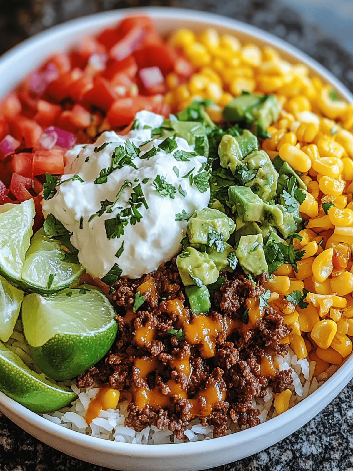 Easy Taco Rice Bowl: A Customizable and Delicious Delight