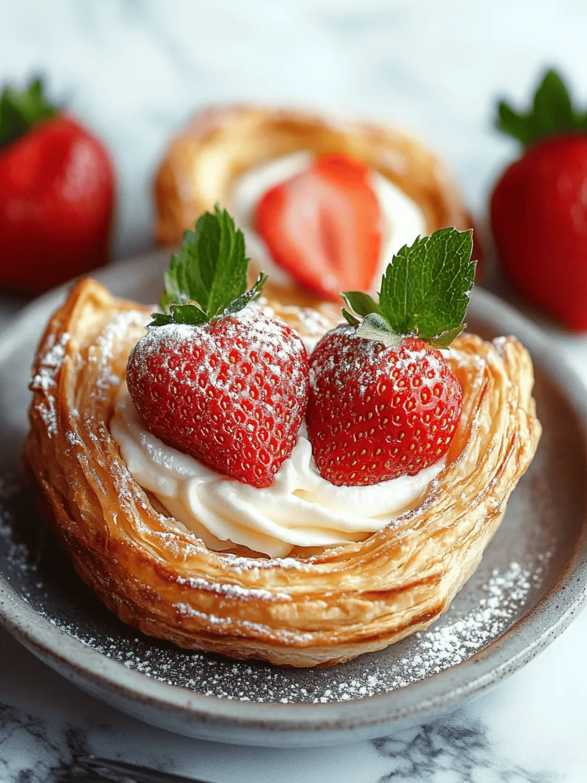 Irresistible Strawberry Cream Cheese Pastries for Nostalgic Joy