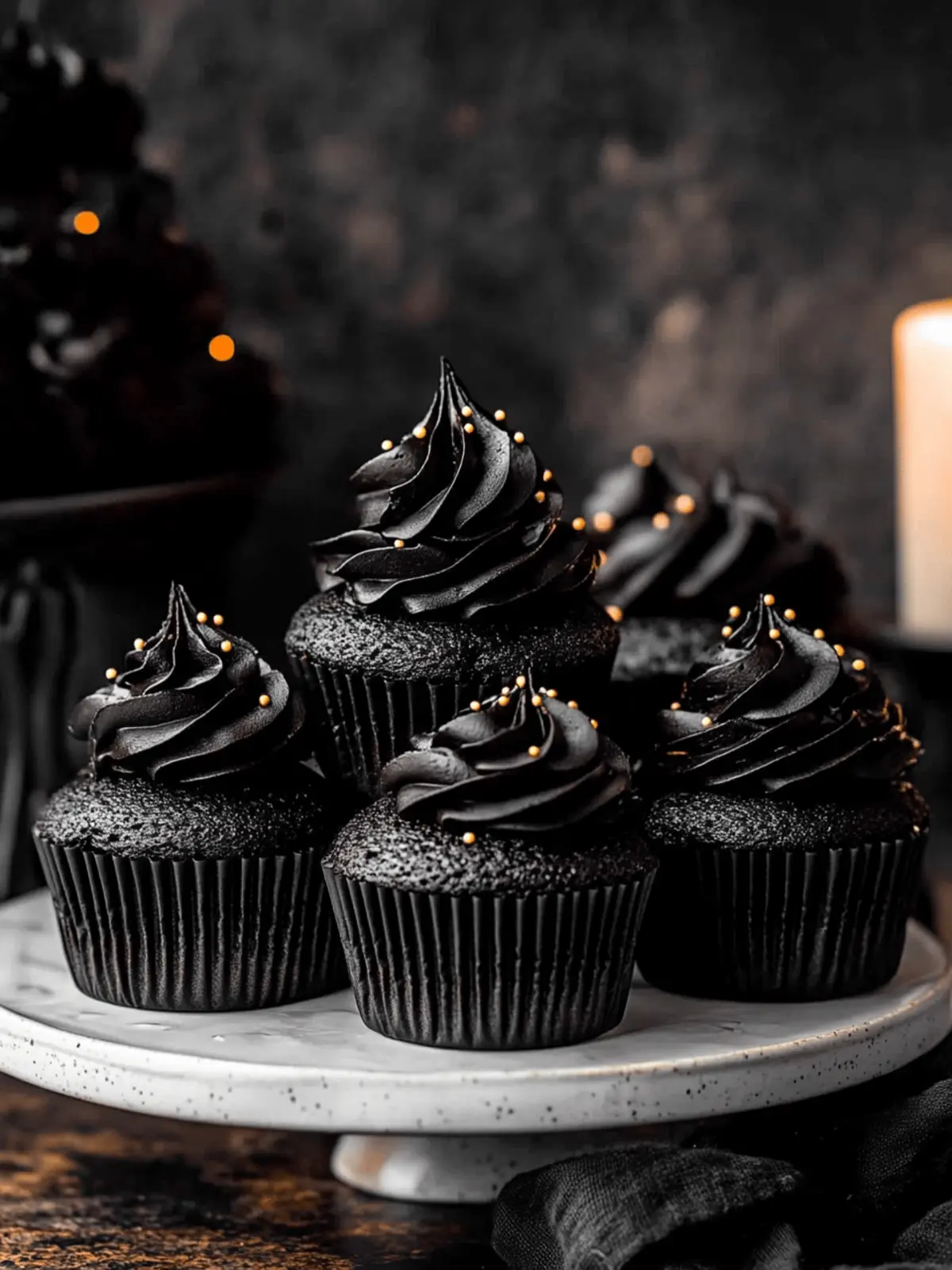 Irresistible Black Velvet Cupcakes with Rich Cocoa Frosting