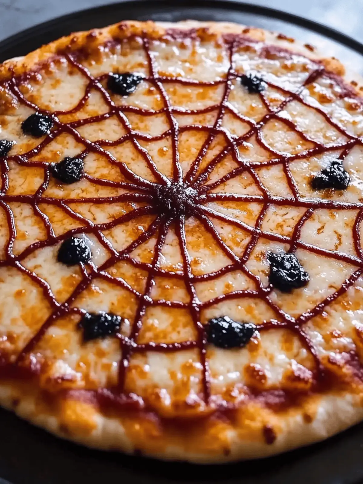 Spider Web Pizza: The Ultimate Halloween Delight
