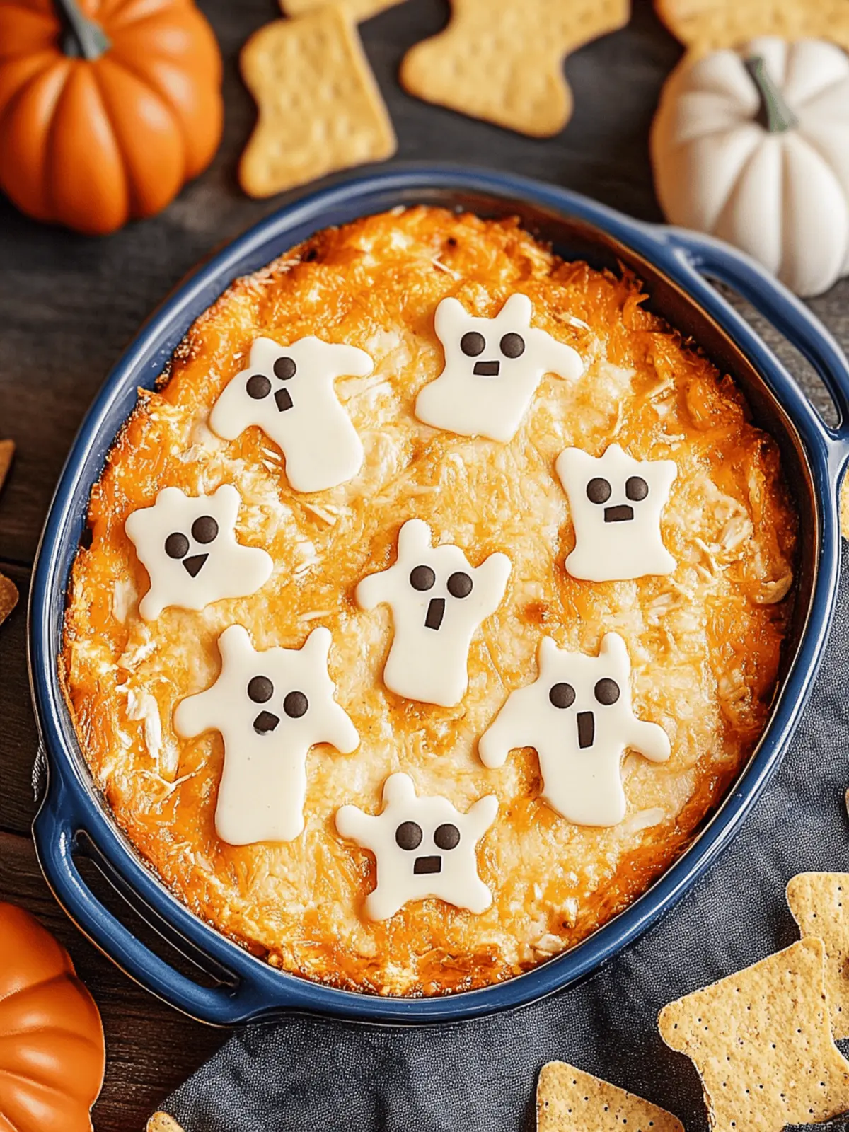 Ultimate Halloween Buffalo Chicken Dip – Deliciously Spooky Treat
