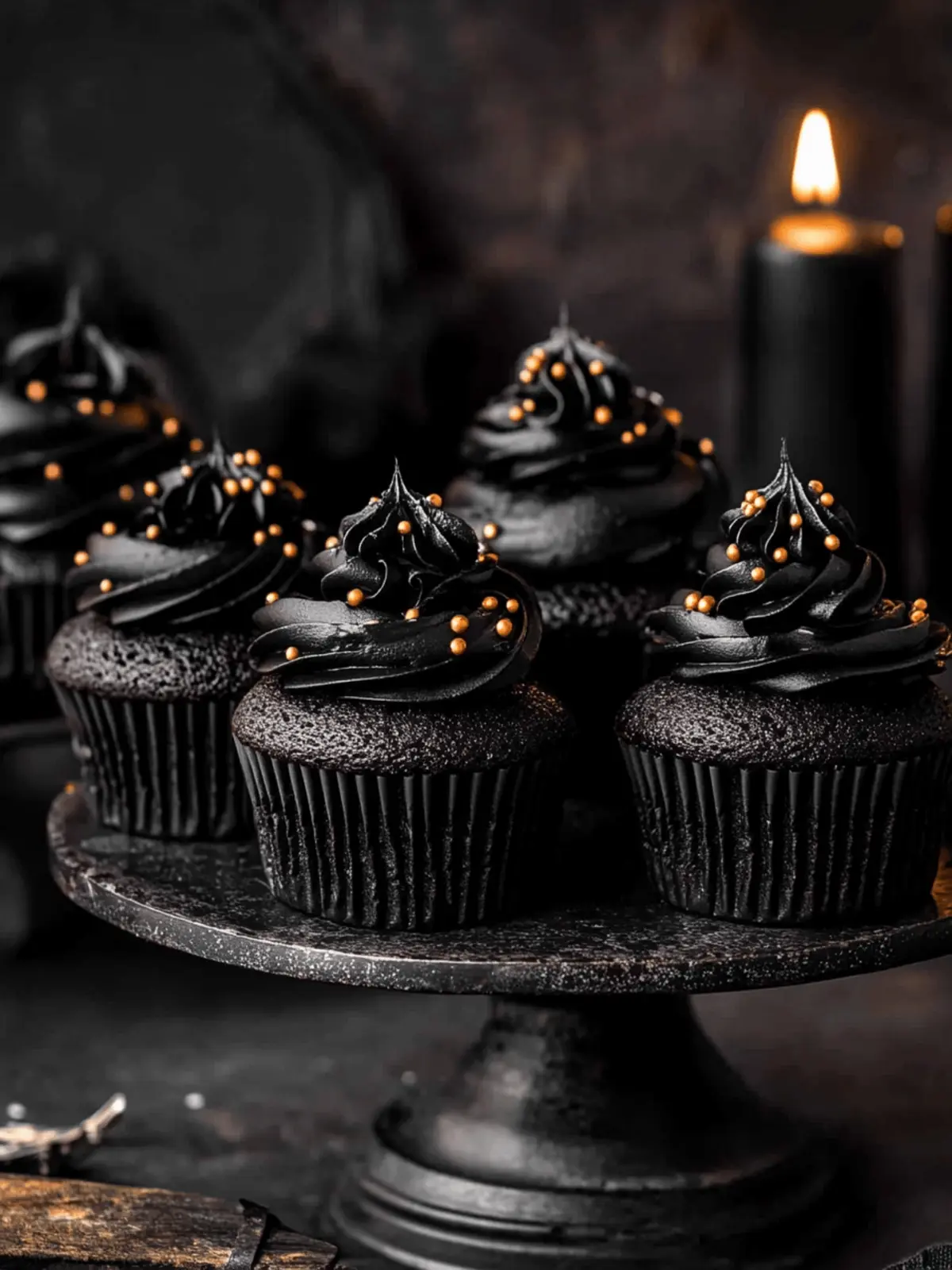 Irresistible Black Velvet Cupcakes with Rich Cocoa Frosting