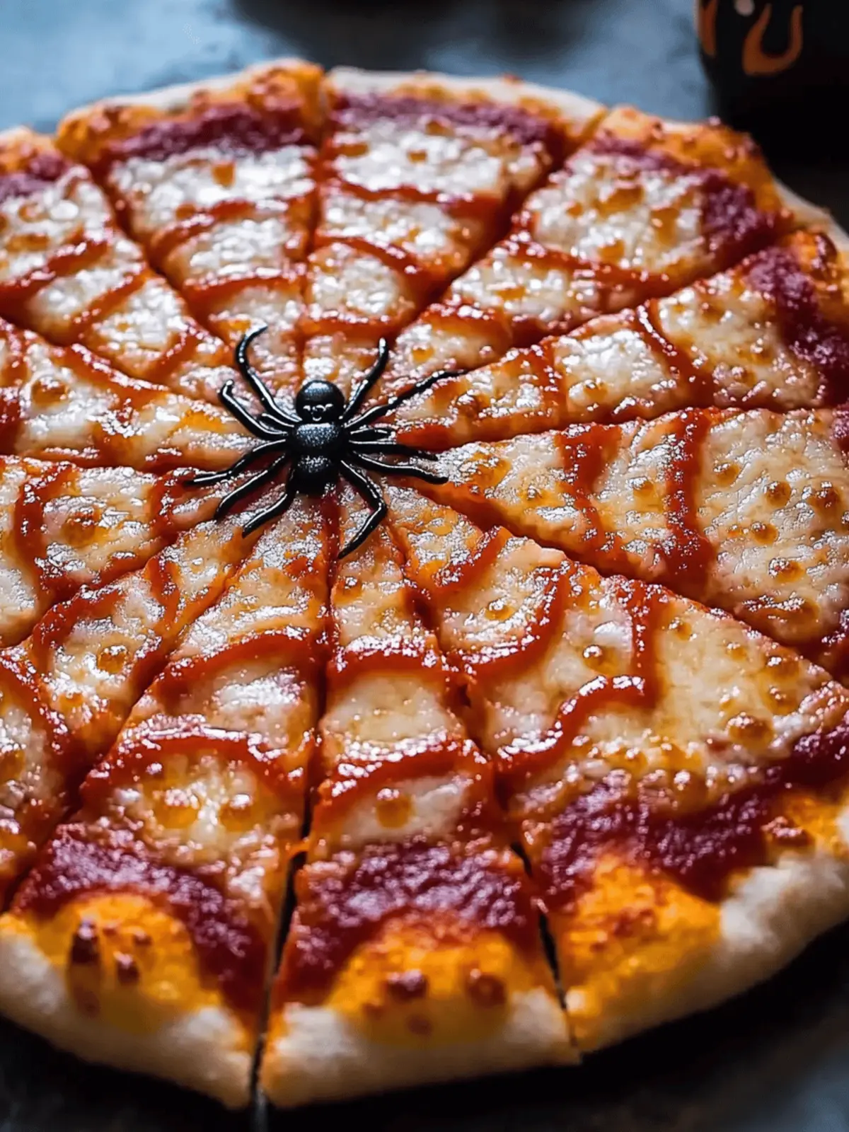 Spider Web Pizza: The Ultimate Halloween Delight