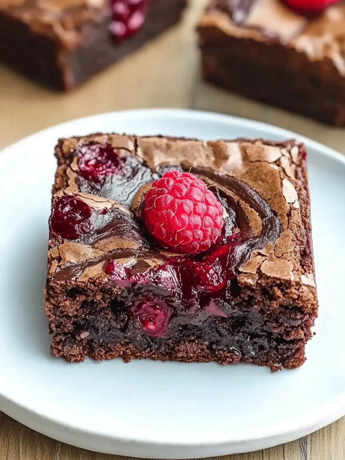 Raspberry Swirl Brownies: Irresistibly Fudgy Homemade Joy