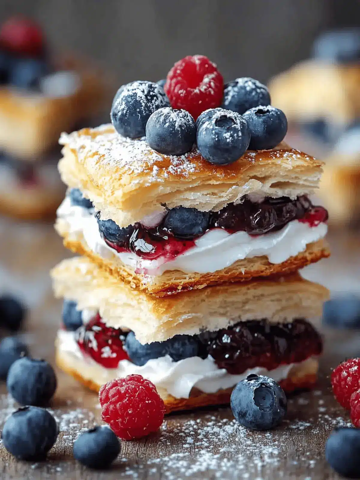 Ultimate Patriotic Red, White and Blue Pastries - Delicious Treats