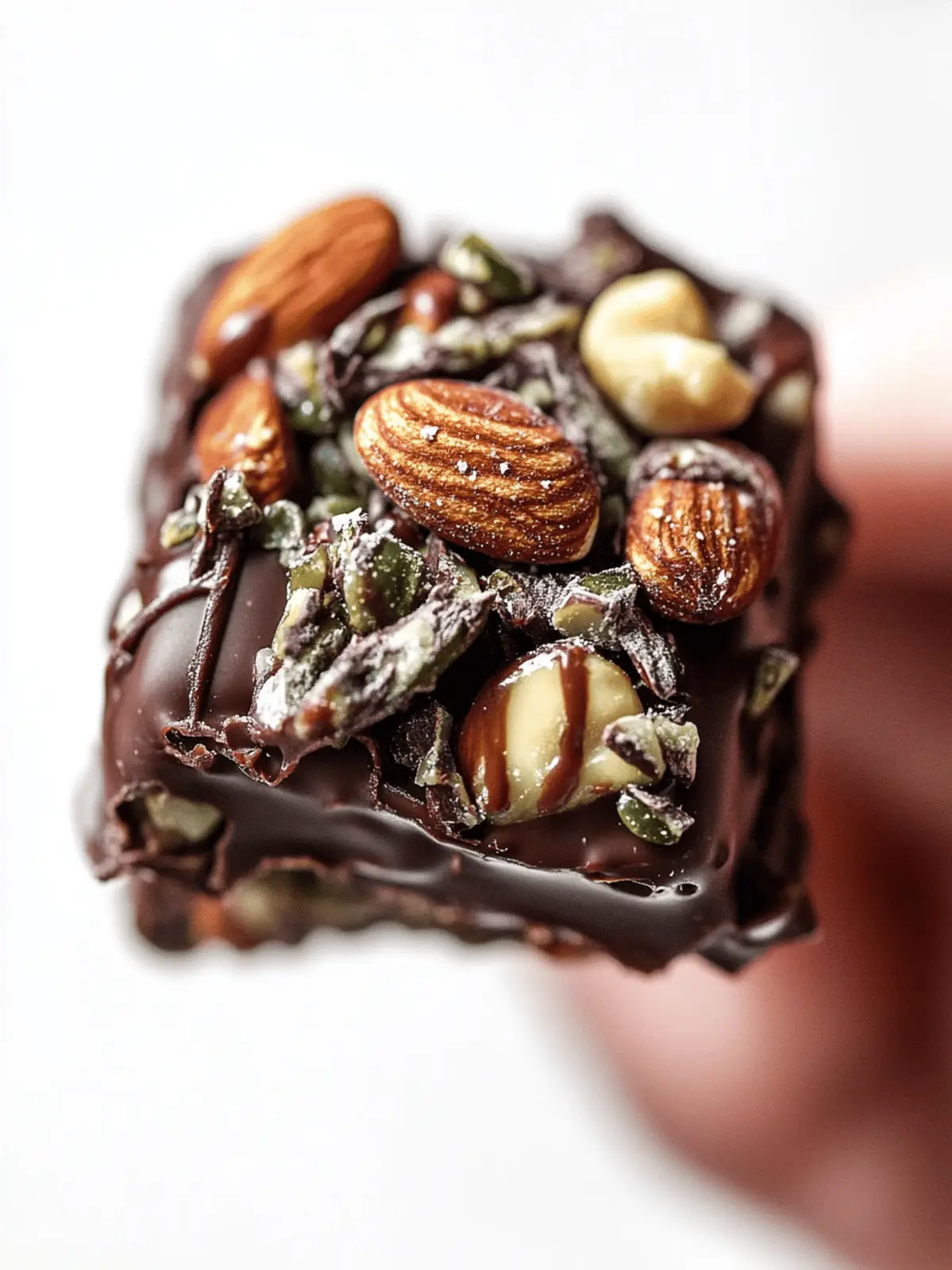 Irresistible Dark Chocolate Nut Squares for Guilt-Free Snacking