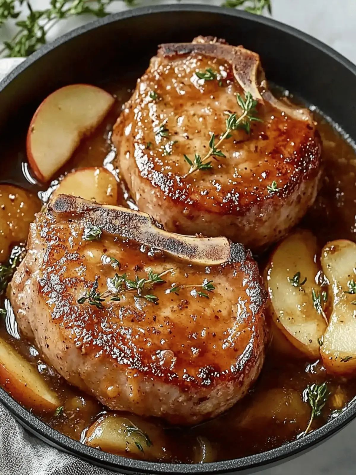 Irresistible Juicy Apple Butter Pork Chops: Easy Fall Recipe