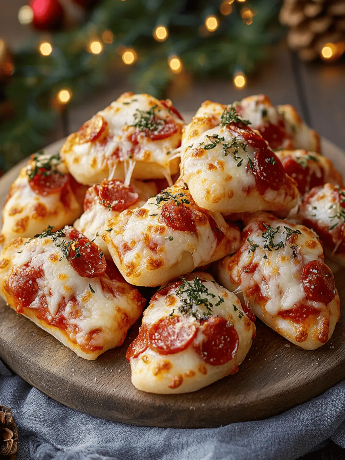 Easy Christmas Pizza Bites: Irresistibly Delicious Holiday Snack