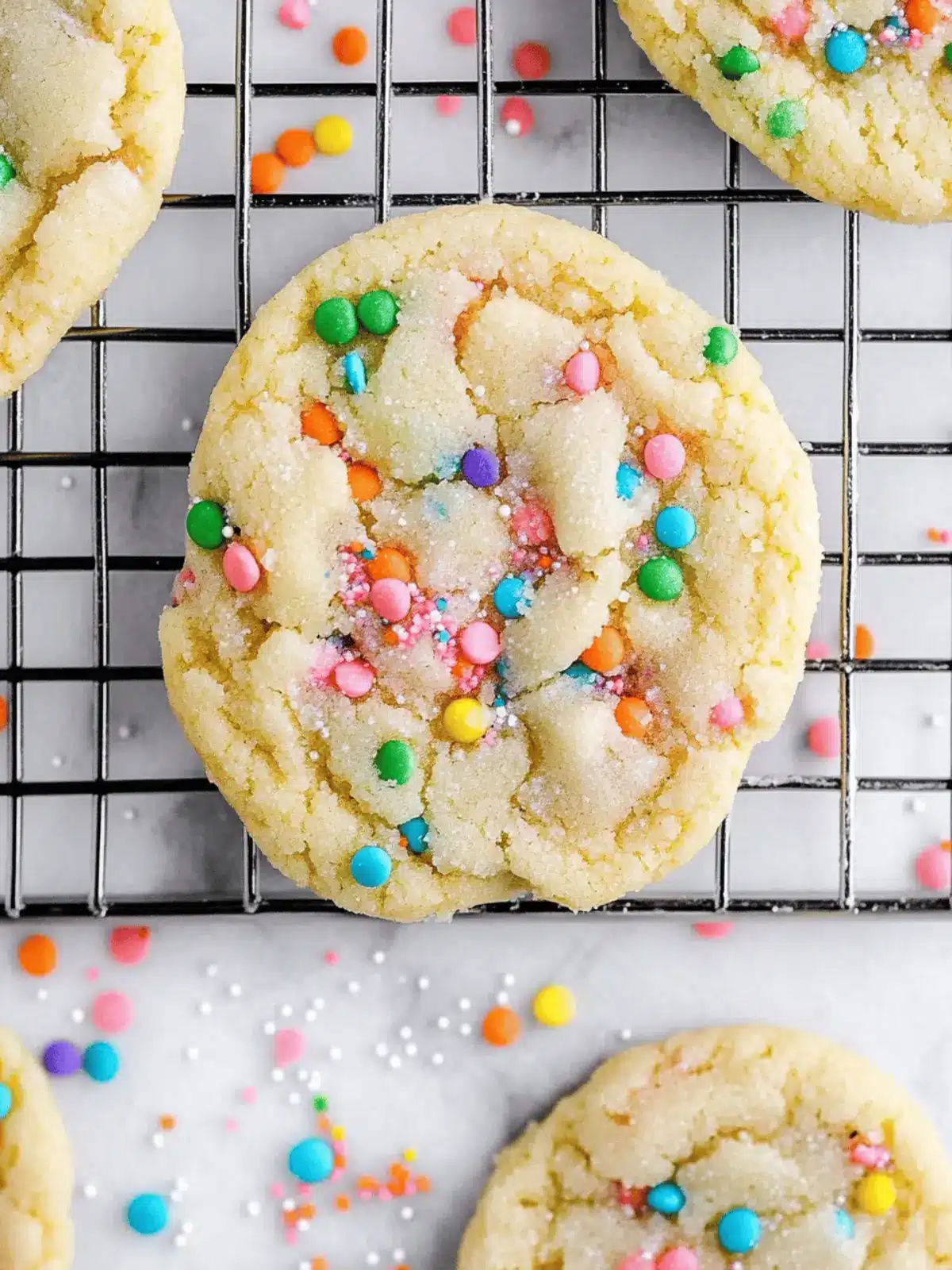 Irresistible Sprinkle Sugar Cookies: Soft and Chewy Delight