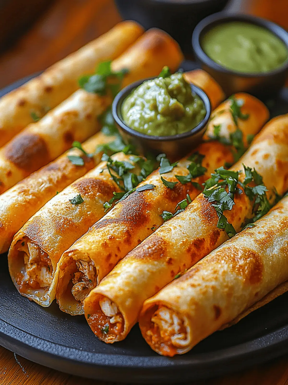 Irresistible Crunchy Oven-Baked Chicken Taquitos Recipe