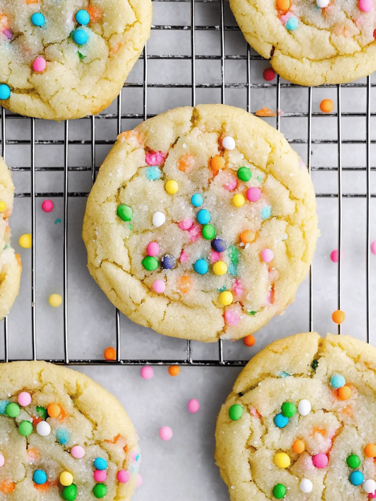 Irresistible Sprinkle Sugar Cookies: Soft and Chewy Delight