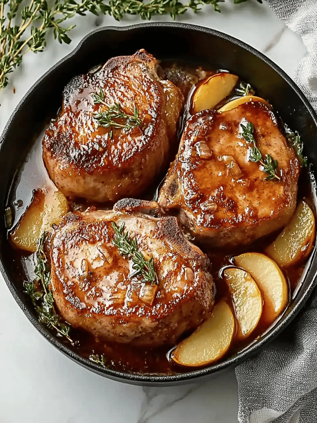 Irresistible Juicy Apple Butter Pork Chops: Easy Fall Recipe