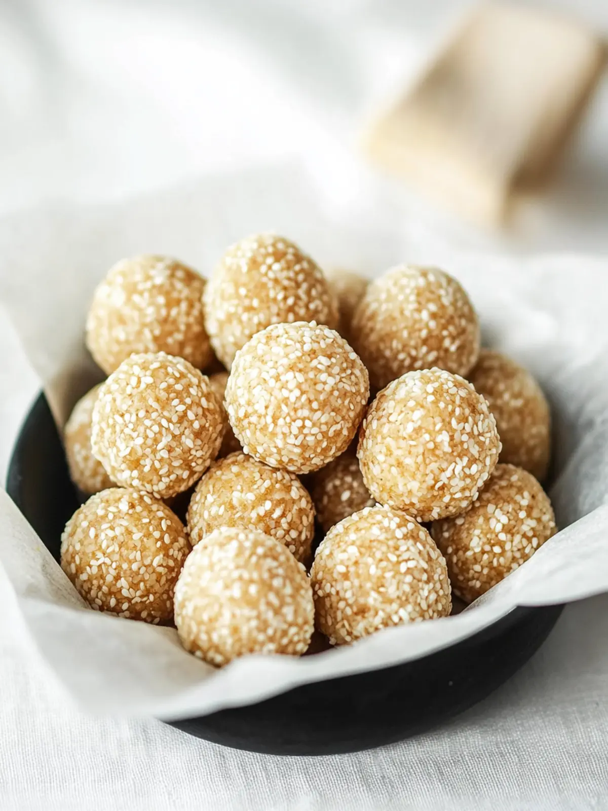 Irresistible Sesame Balls with Sweet Red Bean Filling Recipe
