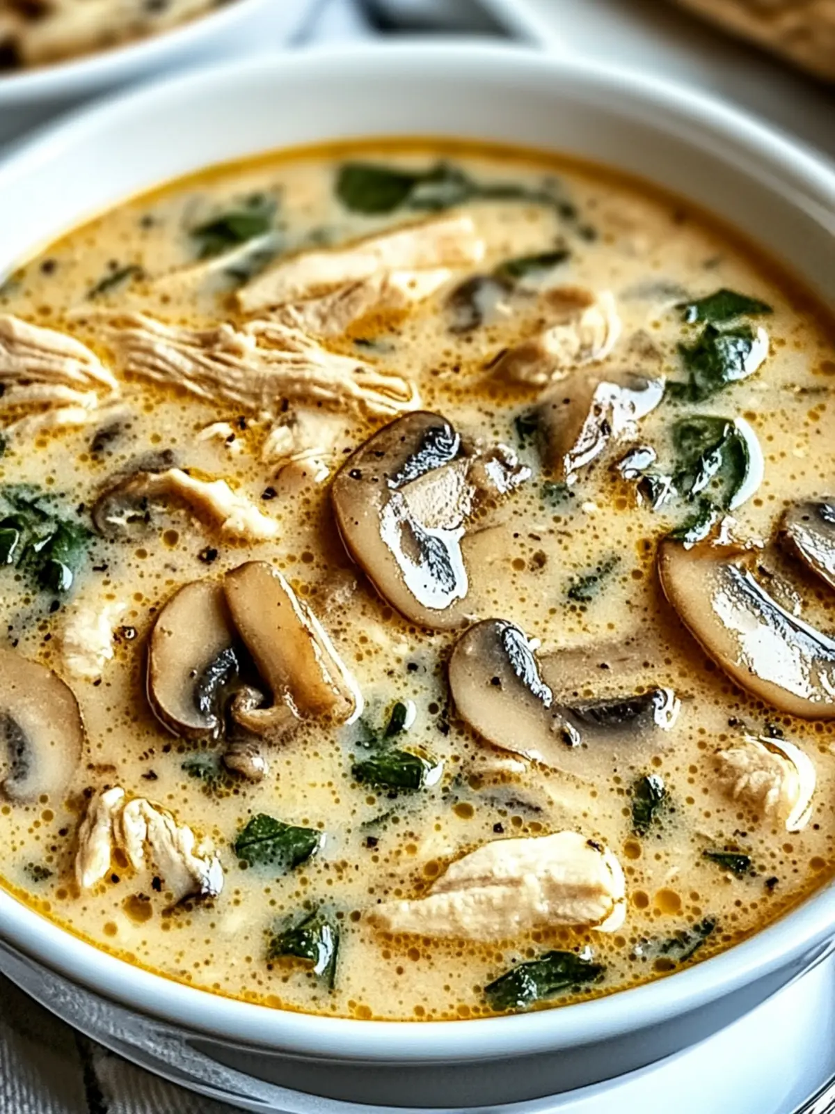 Easy Rotisserie Chicken Mushroom Soup for Cozy Nights