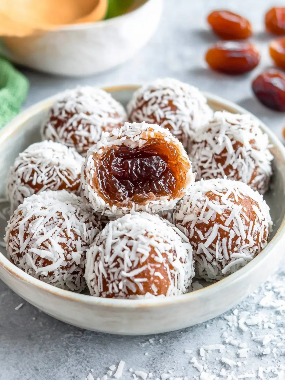 Easy Coconut Date Rolls: Delicious 3-Ingredient Treats