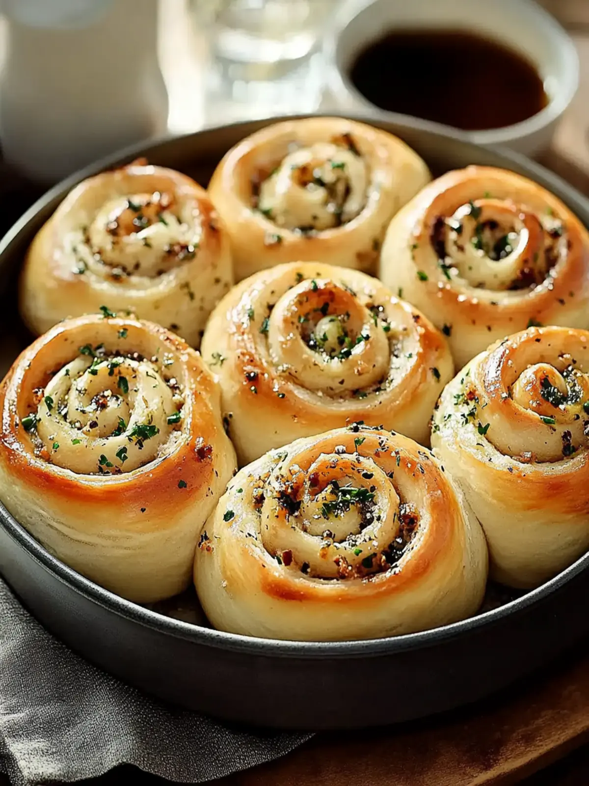 Garlic Swirl Rolls: Irresistibly Fluffy & Flavor-Packed Treats