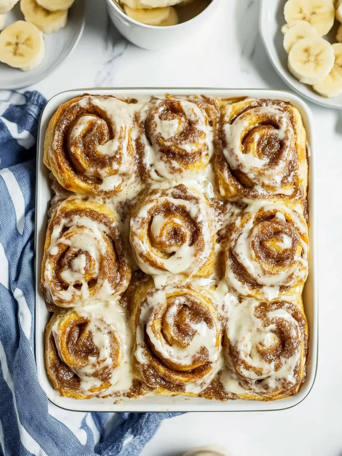Irresistible Banana Bread Batter Cinnamon Buns You’ll Love