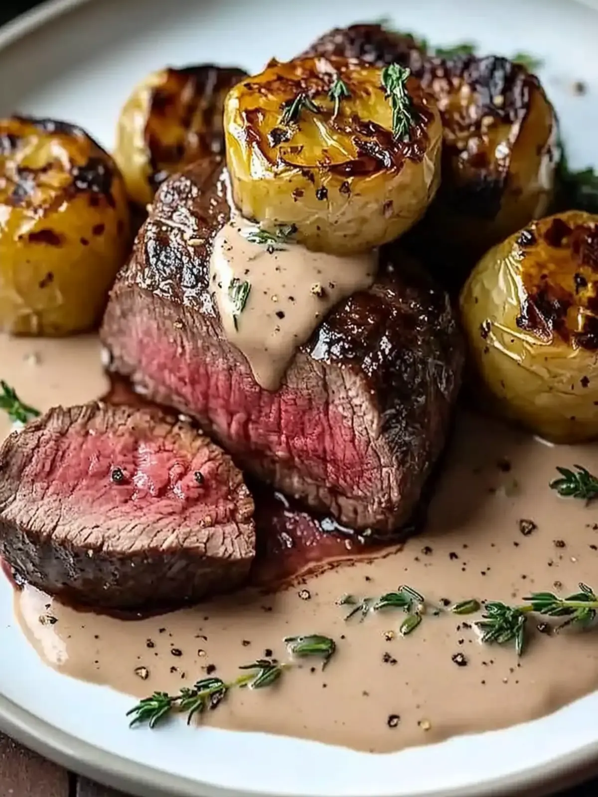 Ultimate Filet Mignon with Creamy Peppercorn Sauce Recipe