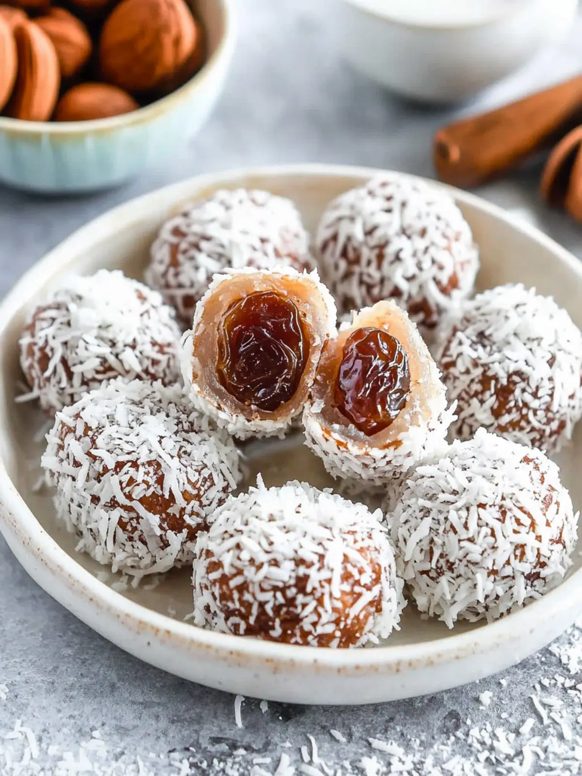 Easy Coconut Date Rolls: Delicious 3-Ingredient Treats