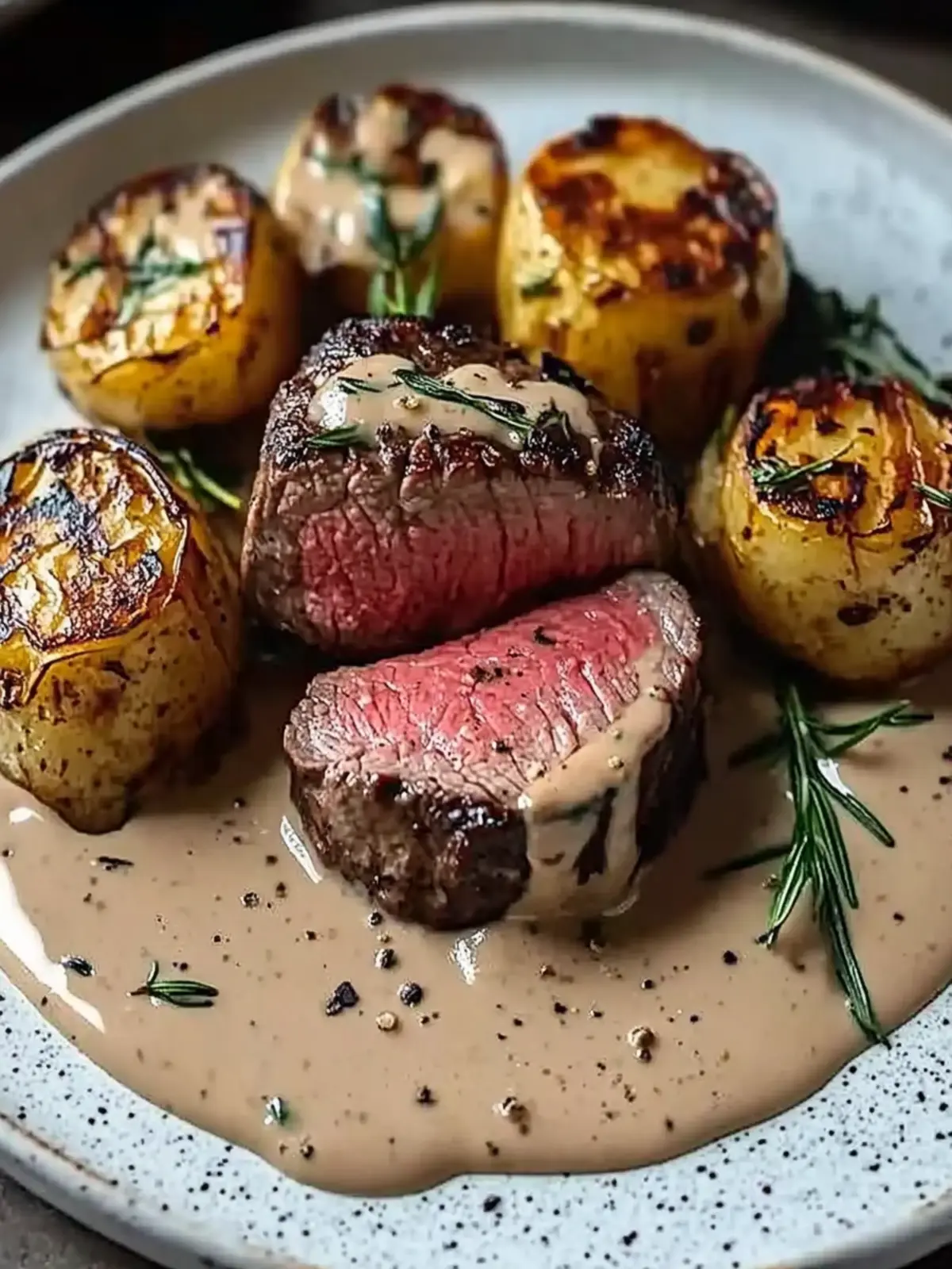 Ultimate Filet Mignon with Creamy Peppercorn Sauce Recipe