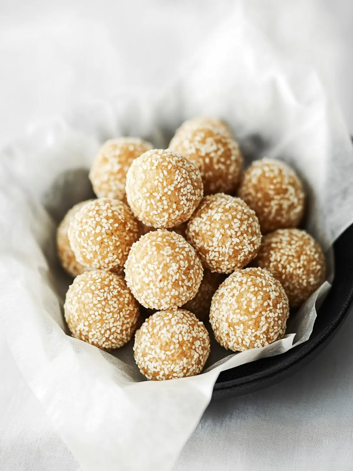 Irresistible Sesame Balls with Sweet Red Bean Filling Recipe