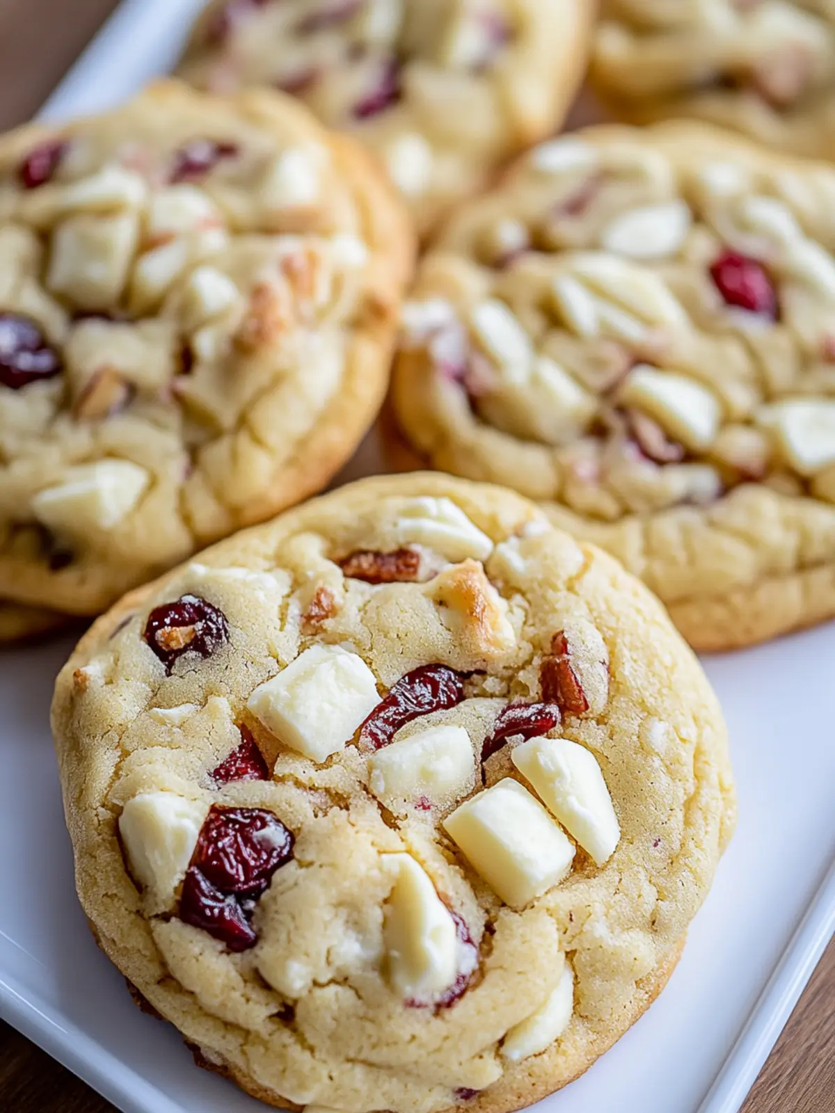 Irresistible White Chocolate Cranberry Cookies – Perfectly Chewy