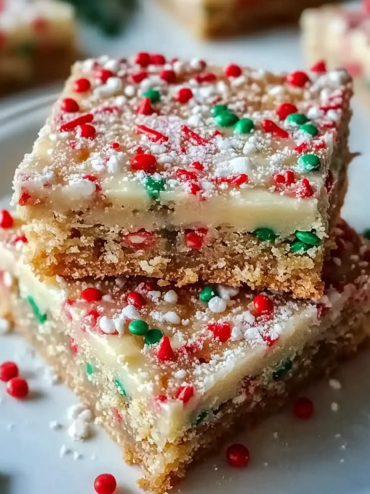 Irresistibly Chewy Christmas Cookie Bars for Holiday Joy