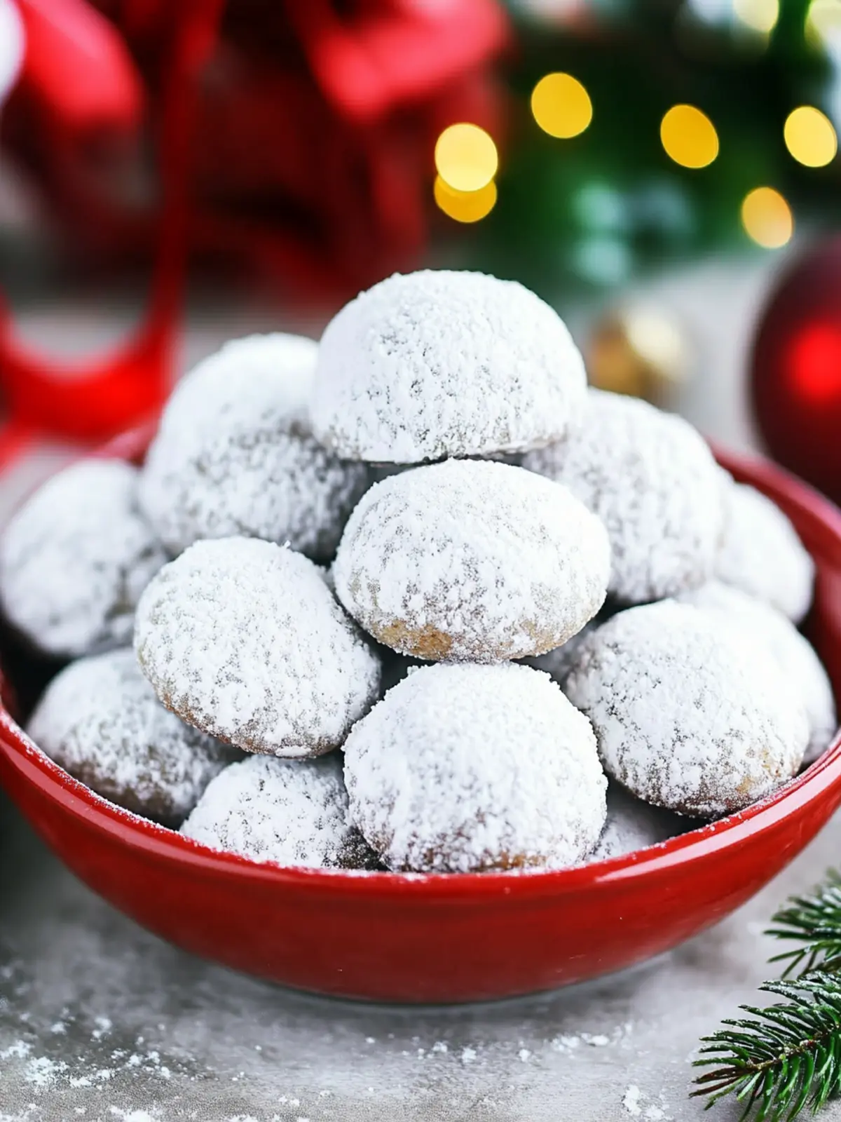 Classic Christmas Cookies Russian Tea Cakes - Irresistible Treats
