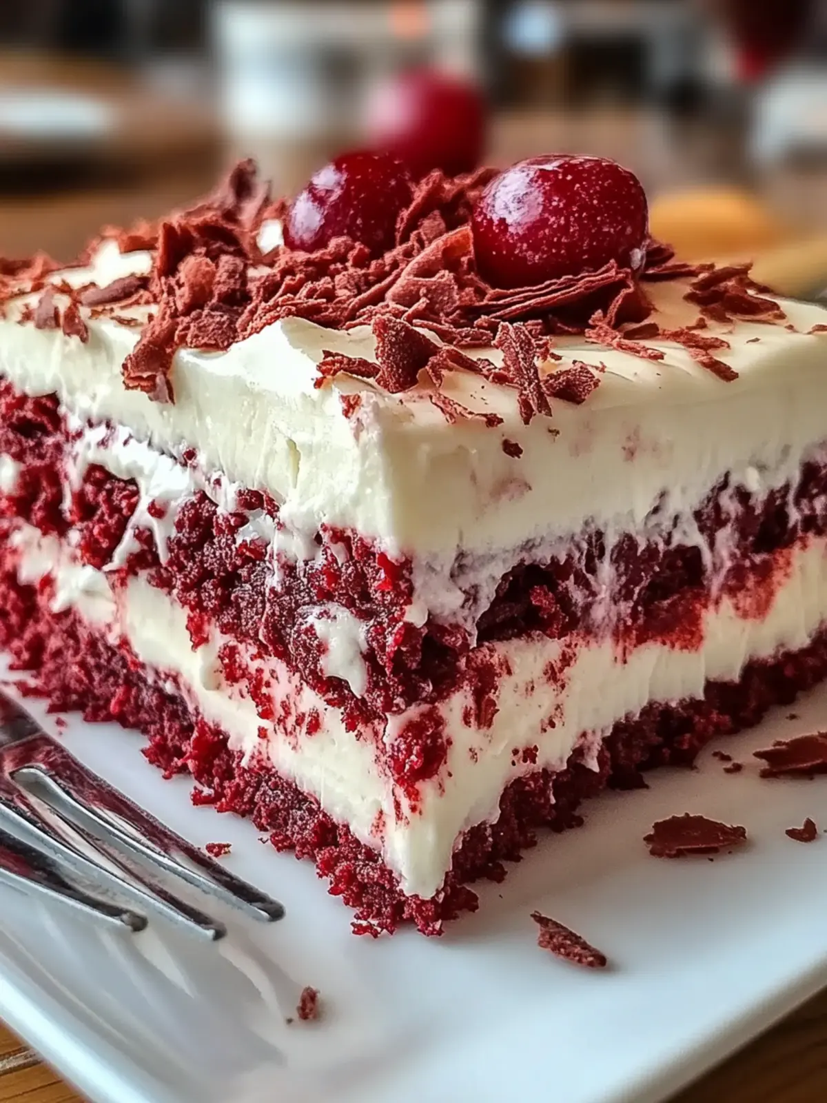 Irresistible Red Velvet Dessert Lasagna That's Deliciously Easy