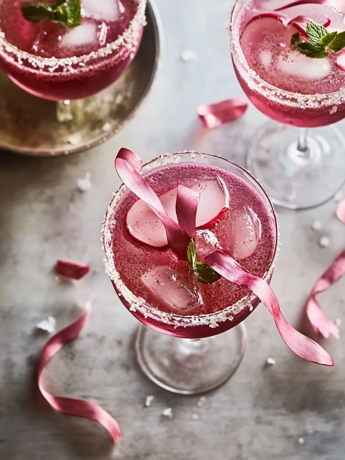 Irresistible Rhubarb & Ginger Sparkle Cocktail Recipe